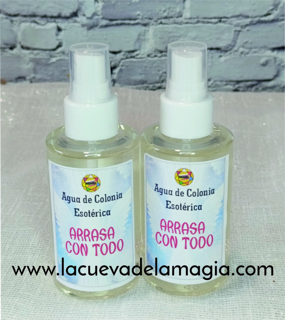 Agua de colonia Arrasa con todo - La Cueva de la Magia